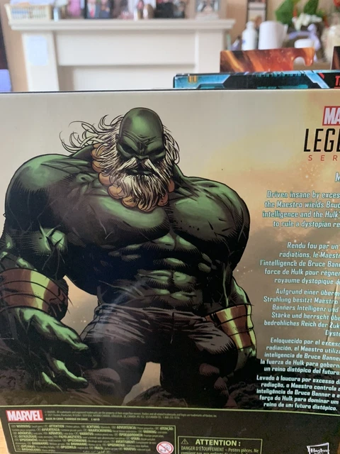 FIGURINE ARTICULÉE MARVEL Legends Series Maestro Old Man Hulk neuve ...