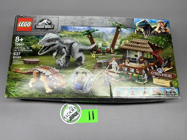 75941 INDOMINUS REX VS. ANKYLOSAURUS Lego Set JURASSIC WORLD Park New ...