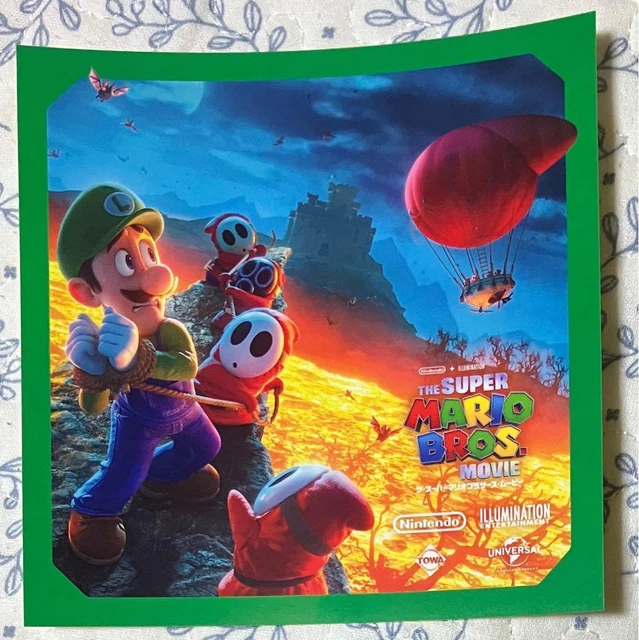 THE SUPER MARIO Bros Movie Sticker Luigi Hey Ho Novelty £40.76 ...