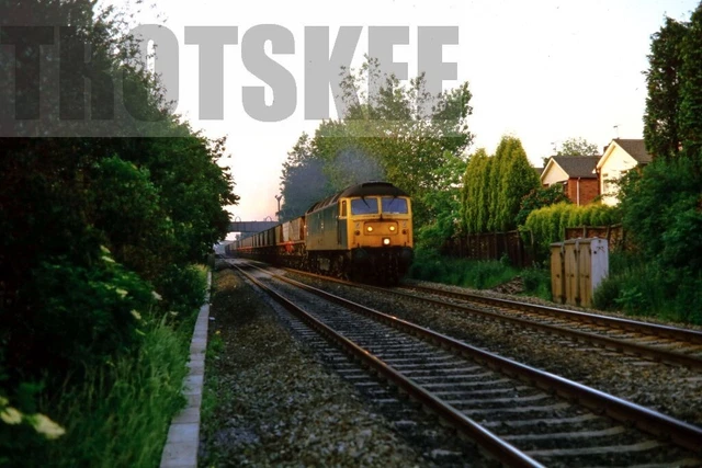 35MM SLIDE BR British Rail Diesel Loco 47352 Class 47 Attenborough 1986 ...