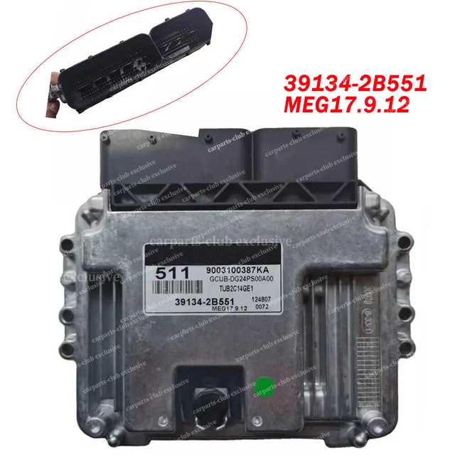 39134-2B551 ENGINE CAR Electronic Control Unit ECU 511 MEG17.9.12 for ...
