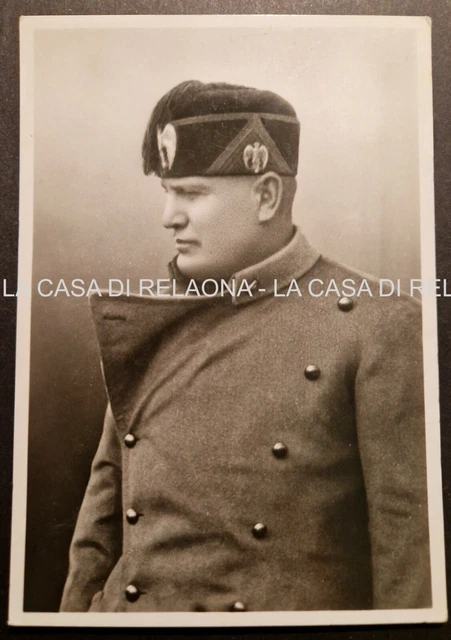 CARTOLINA FASCISMO ANNA MARIA MUSSOLINI Figlia di Benito- fp Non VG ...