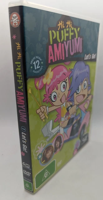 HI HI PUFFY AmiYumi Let's Go! DVD With CN Sticker Sheet FREE POST $15.00 - PicClick AU