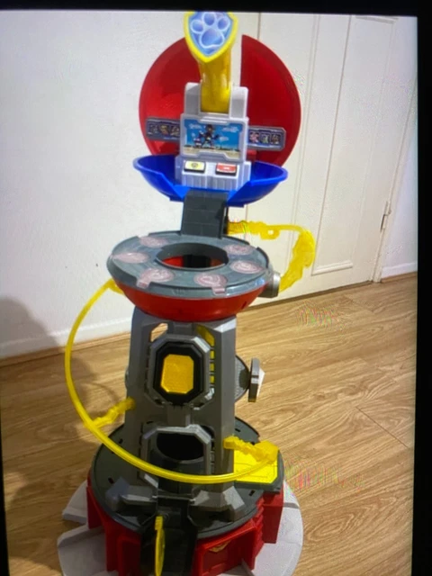 HUGE PAW PATROL Mighty Pups Lookout Tower Light Sounds Bundle Lots Of ...