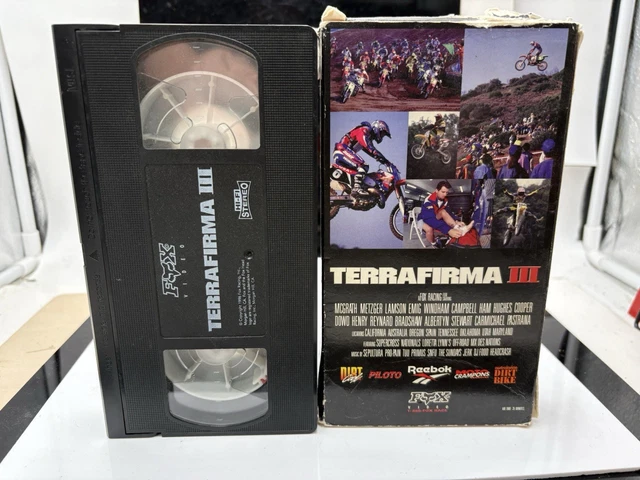 TERRAFIRMA III VHS Fox Racing Dirt Bike Motocross Jeremy McGrath ...