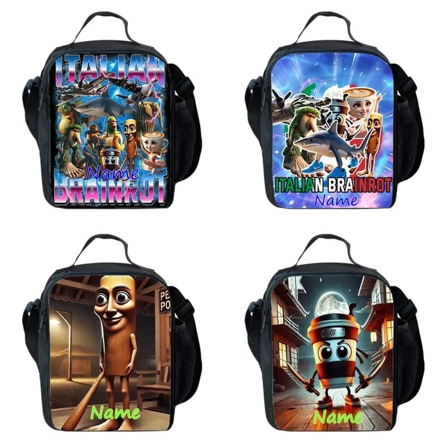 ITALIAN BRAINROT TUNG Tung Sahur Personalised Insulated Lunch Bag Lunch ...