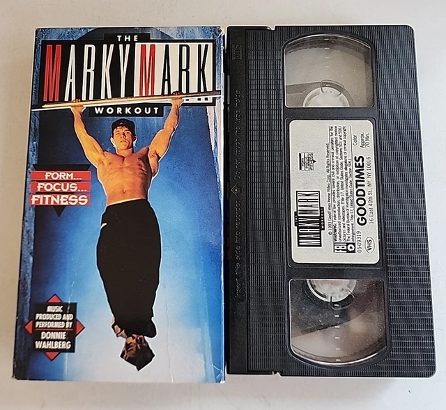 THE MARKY MARK Workout (VHS, 1993) Mark Wahlberg Exercise Instruction £ ...