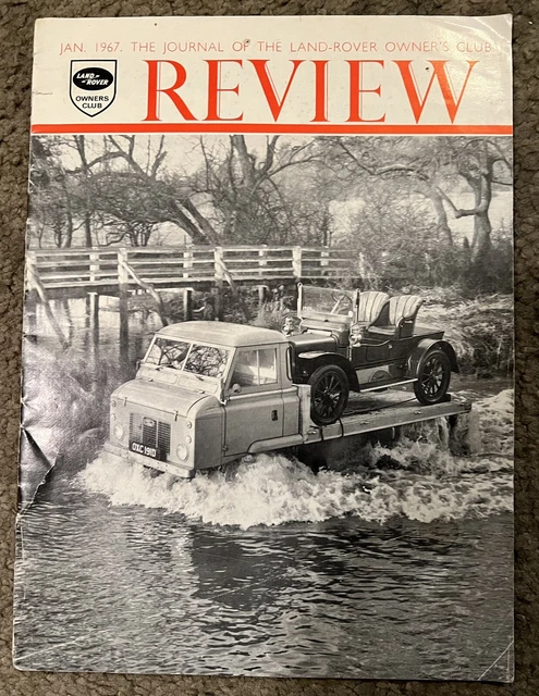 LAND ROVER Owners Club Review Jan 1967 Brochure original Manual £55.00 ...