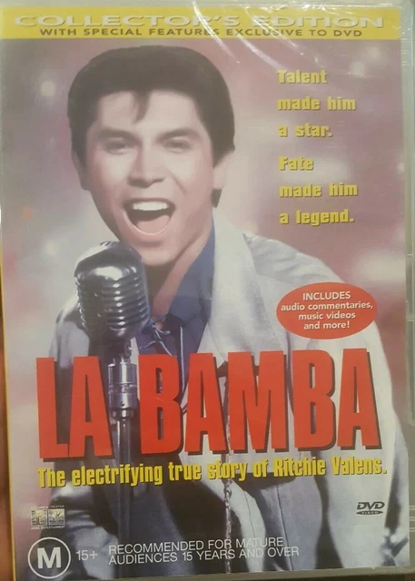 LA BAMBA RARE Dvd Ritchie Valens True Story Lou Diamond Phillips Music ...