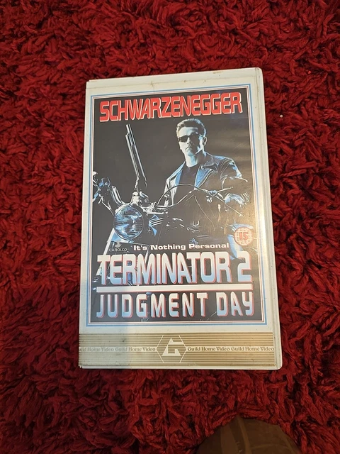 TERMINATOR 2: JUDGEMENT Day (VHS) Rare Big Box 1991 Arnold ...