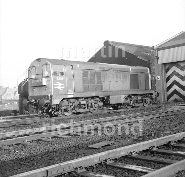HAYMARKET DEPOT CLASS 20 8325 1970's 6 x 6 cm Railway Negative RN405 £3 ...