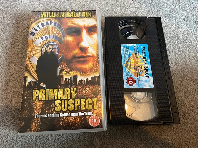 PRIMARY SUSPECT (VHS/S, 2003) rare video William Baldwin Brigitte Bako ...