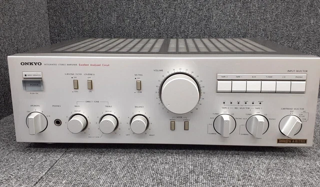 ONKYO INTEGRA A-817RX Integrated Stereo Amplifier Silver Working EUR 350,73 - PicClick DE