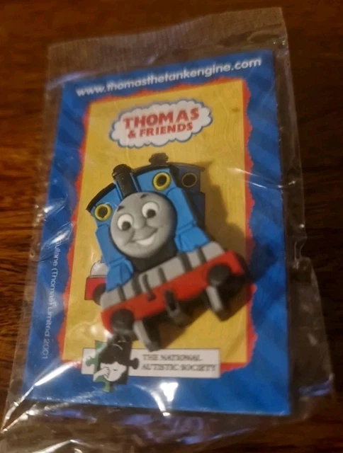 THOMAS THE TANK Engine rubber Pin Badge Autistic Society £4.36 ...