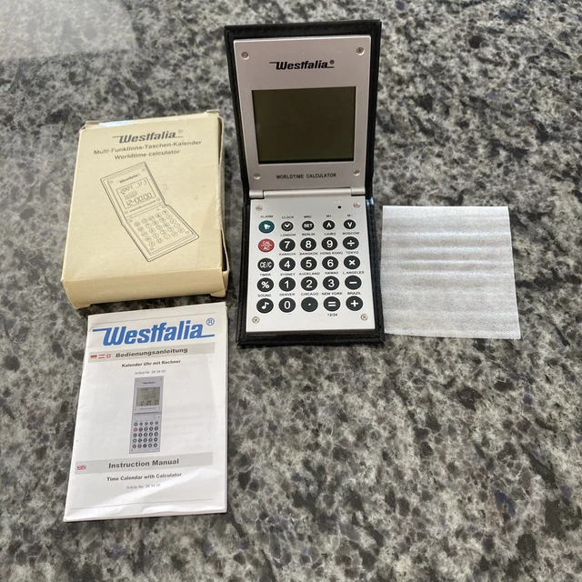 VINTAGE VW CAMPERVAN Westfalia Digital World time Calculator Volkswagon ...