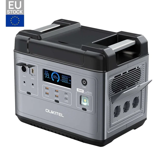 OUKITEL P2001 PORTABLE Powerstation 2000W/2000Wh [Tragbares Kraftwerk]-Neu EUR 640,00 - PicClick DE