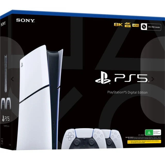 PS5 SLIM DIGITAL Edition Console With Two DualSense Wireless Controllers Bundle $660.00 ...