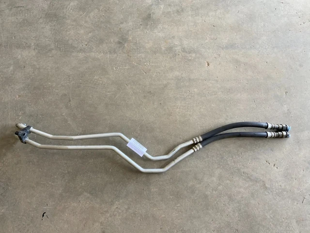 BMW X5 E53 3.0d M57N transmission oil cooler line flow return 7788268 ...