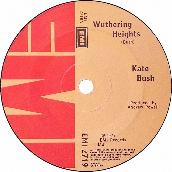KATE BUSH – Wuthering Heights - 7" Vinyl - EMI Records - 1978 £4.99 ...