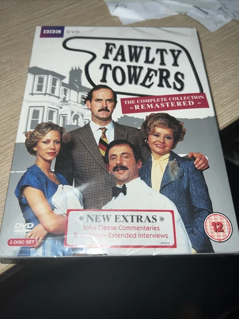 BBC DVD FAWLTY TOWERS The Complete Collection REMASTERED 3 Disc Set ...