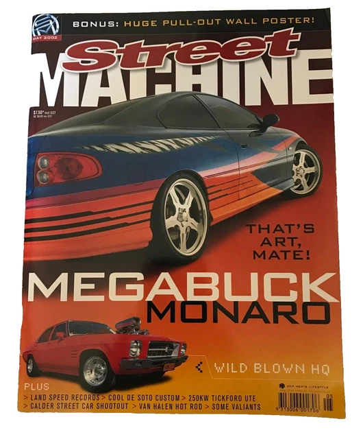 STREET MACHINE MAY 2002 Car Magazine Poster Inside Monaro $40.00 ...