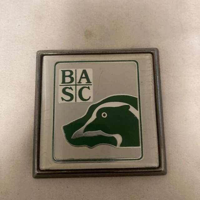 VINTAGE BASC - Car Grill Badge - Hunting Interest £40.00 - PicClick UK