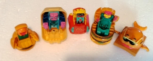 MCDONALDS ROBOT CHANGEABLES French Fries, Burgers Happy Meal Toy ...