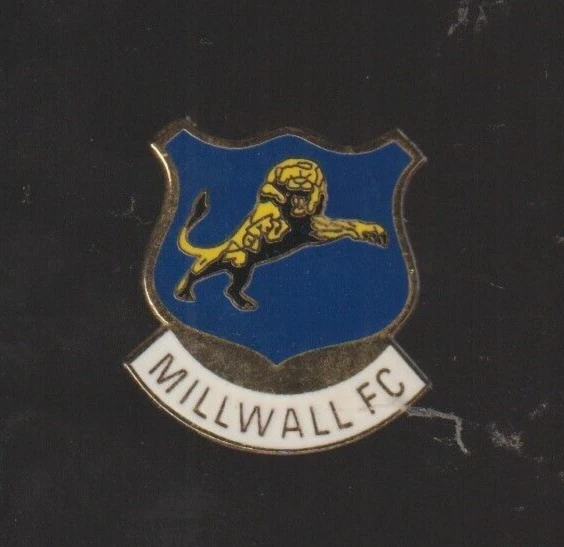 MILLWALL F.C. 1980'S Club Crest Enamel Badge FREE POST UK £5.25 ...