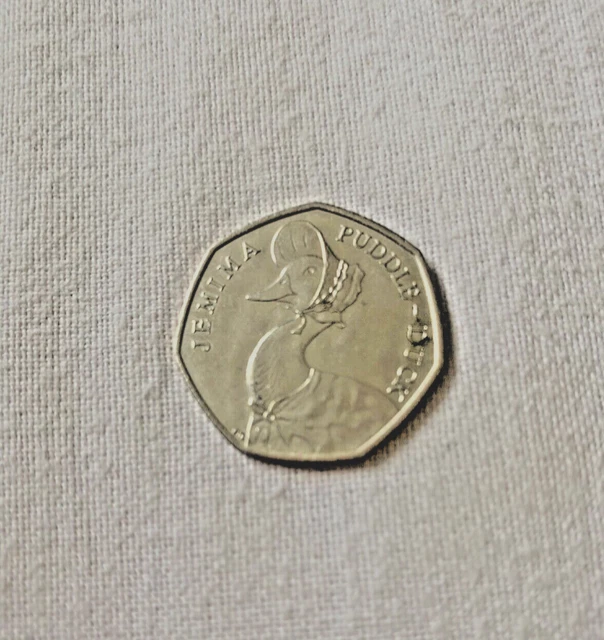 50P COIN, RARE Fifty Pence! Jemima Puddle Duck! Perfect for collecters item £500.00 - PicClick UK