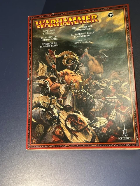 GAMES WORKSHOP WARHAMMER chaos beastmen battalion spearhead box set £42 ...