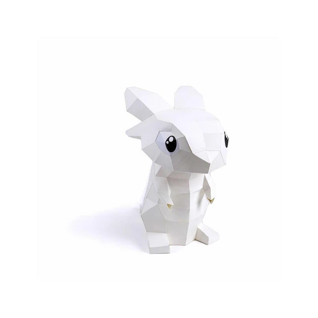 PAPERCRAFT WORLD WHITE Baby Dragon Dual-Use 3D Papercraft Model $39.69 ...