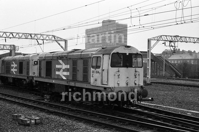 CREWE CLASS 20 20104 35mm Railway Negative RN349 £2.99 - PicClick UK