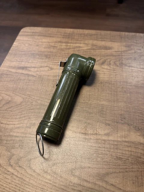 BRITISH ARMY MILITARY right angle torch vintage british empire untested ...