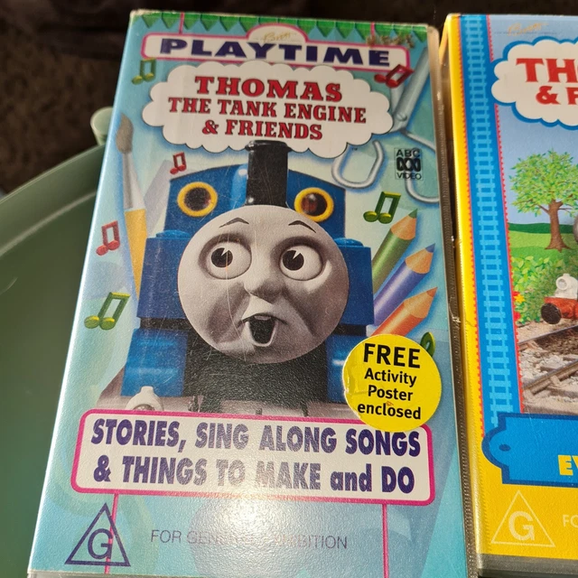 THOMAS THE TANK Engine & Friends Lot VHS Bundle x4 Ringo Starr Narates ...