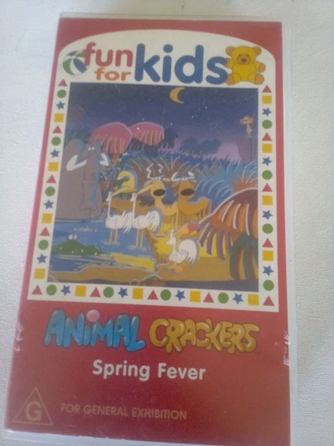 ANIMAL CRACKERS - Spring Fever VHS Pal ABC Video Fun for Kids 1997 / ...