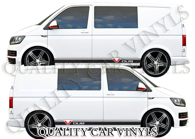 VW TRANSPORTER T4 T5 T6 racing stripes graphic decals stickers RS227 £ ...