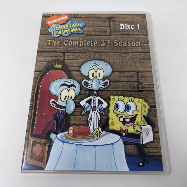 SPONGEBOB SQUAREPANTS COMPLETE SERIES 3 DVD 3rd Season - Read Description £12.99 - PicClick UK