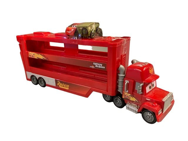 DISNEY AND PIXAR Cars Mack Mini Racers Hauler + 2 cars £27.00 - PicClick UK
