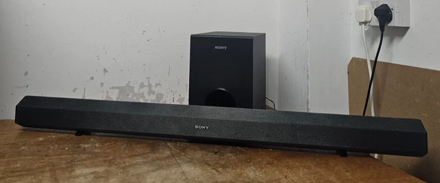 SONY SOUNDBAR & Subwoofer Bluetooth AUX Sound Bar SA-CT60BT & SS-WCT60 ...