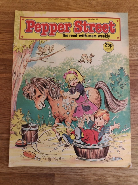 COMIC - PEPPER Street The Read With Mum Weekly UK Comic Issue #85 1986 ...