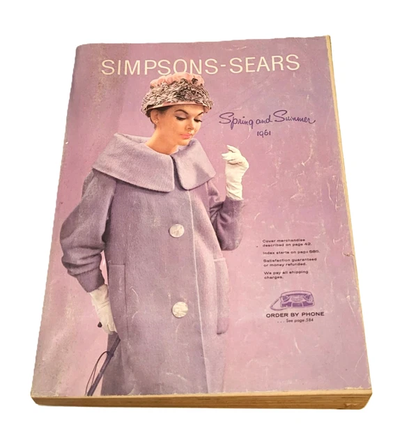 SIMPSONS SEARS CATALOG 1961 Spring and Summer Department Store ...