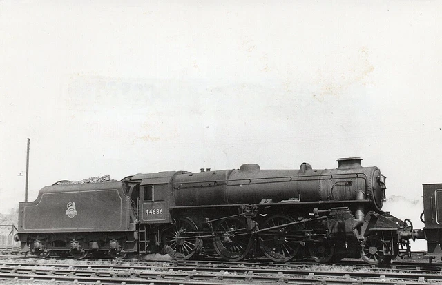 EX LMS CLASS 5MT 4-6-0 No 44636 @ LONGSIGHT SHED YARD on 23/4/58 R ...