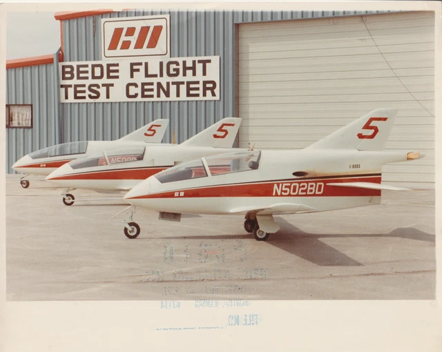 BEDE FLIGHT TEST CENTER AVION AVIATION AERONAUTIQUE 25 x 20 cm EUR 19 ...