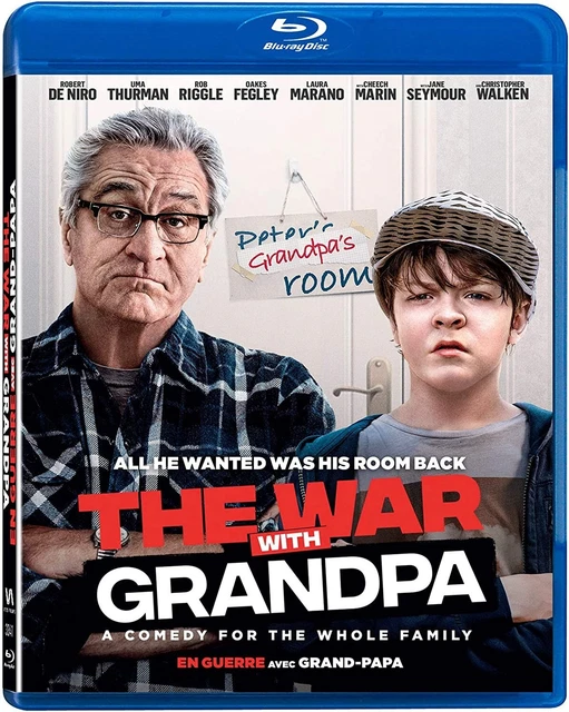 THE WAR WITH Grandpa Blu Ray New Comedy Robert De Niro Oakes Fegley $14 ...