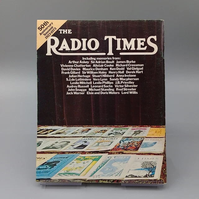 VINTAGE RADIO TIMES 50th Anniversary Souvenir Magazine 1923-1973 £18.99 ...