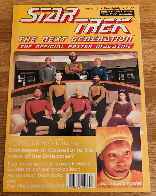 MAGAZINE - STAR Trek The Next Generation TNG Official Poster Magazine ...