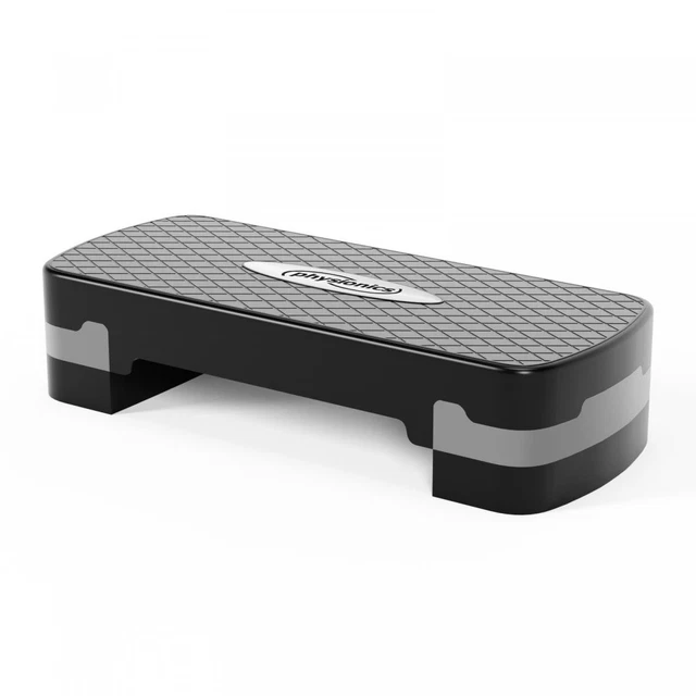 PHYSIONICS® STEPPBRETT AEROBIC verstellbar Fitness Stepper Step Bench ...