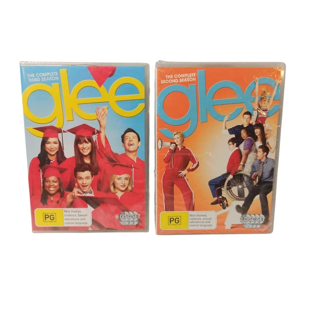 GLEE SEASON 2 3 DVD Teen Musical Drama Music School Misfits Region 4 ...
