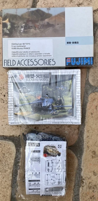 FUJIMI LOT ACCESSOIRES Maquettes German Ww2 1/72 1/76 (12) EUR 15,00 ...