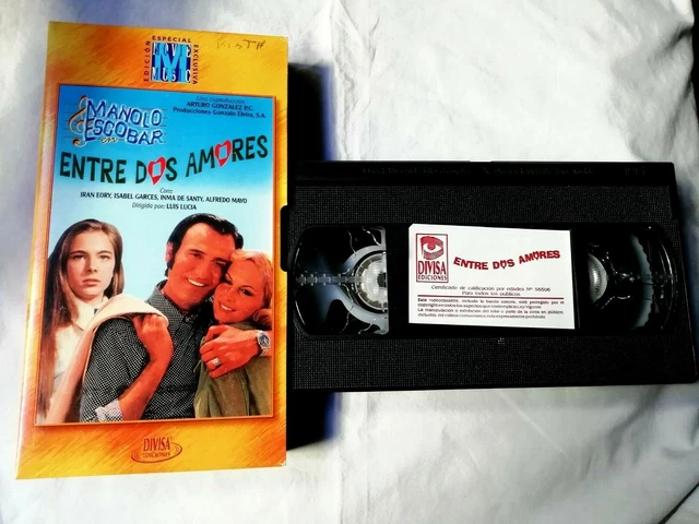 BETWEEN TWO LOVES Cinta Video VHS Manolo Escobar, Iran Eory, Inma Santy ...